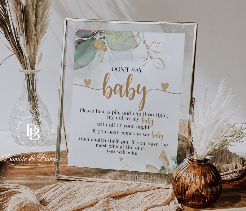 EDITABLE Set of Baby Shower Signs 12 Printable Signs - Etsy