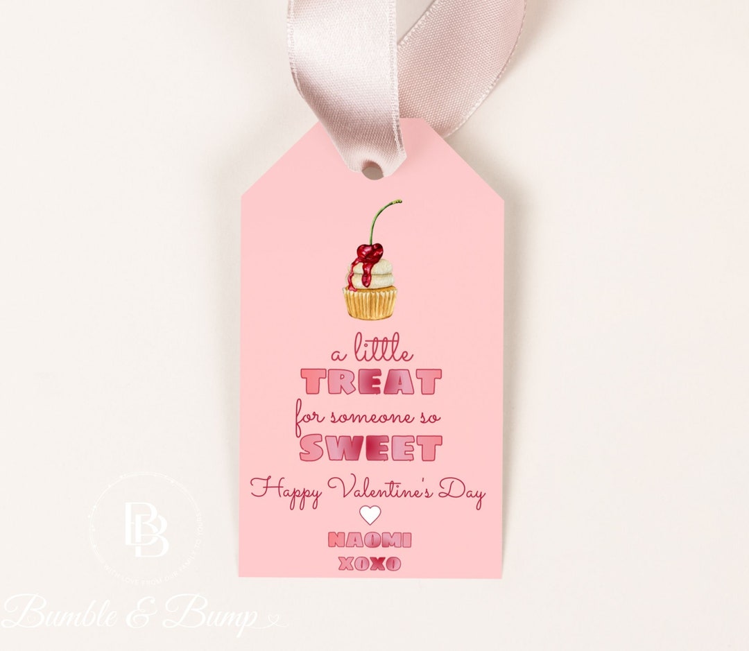 Printable Valentines Day Gift Tag Sweet Treat for Someone so Sweet ...