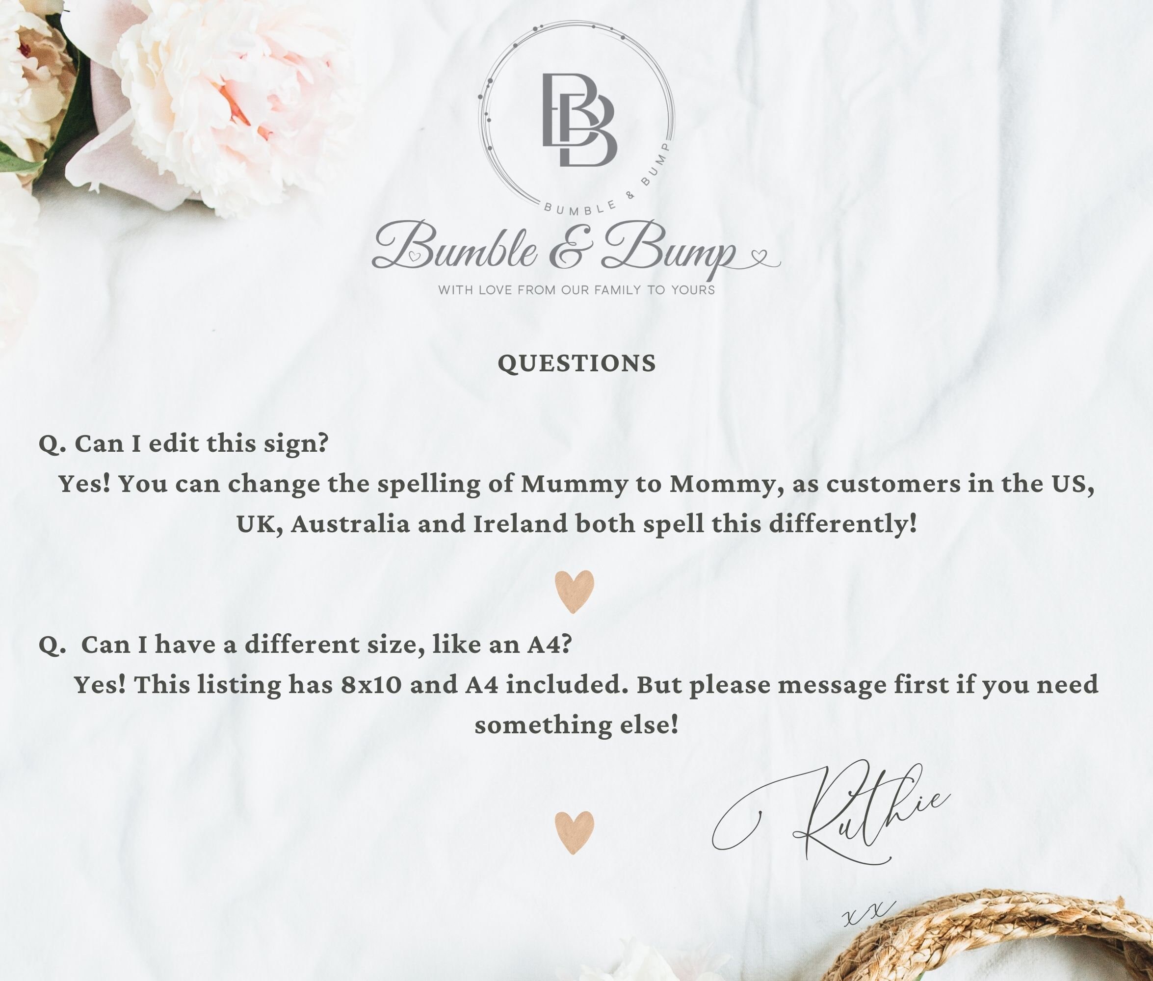 Editable Pink Stork Message From the Bump Baby Shower Sign - Etsy