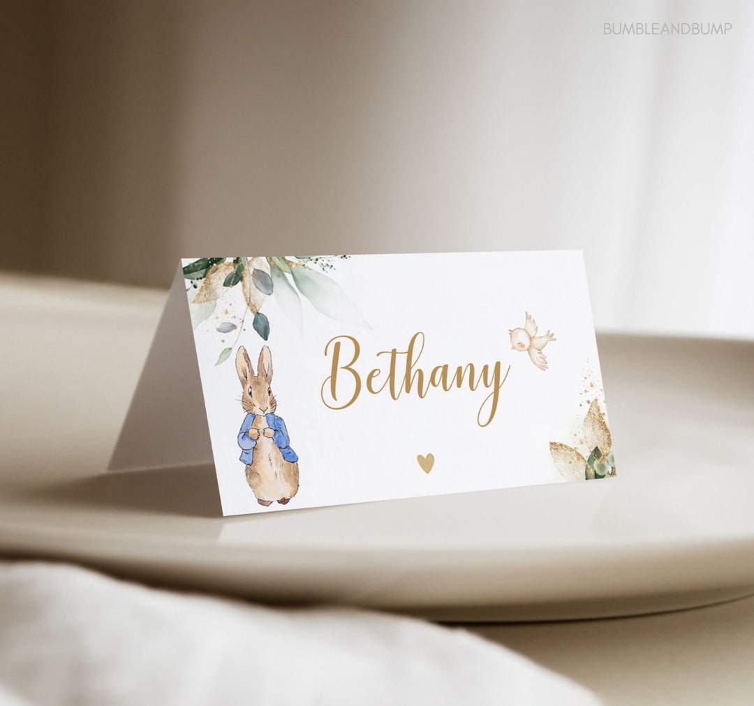 Tent Fold Table Name Cards Place Cards Template Editable Place Card ...