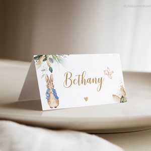Tent Fold Table Name Cards Place Cards Template Editable Place Card ...
