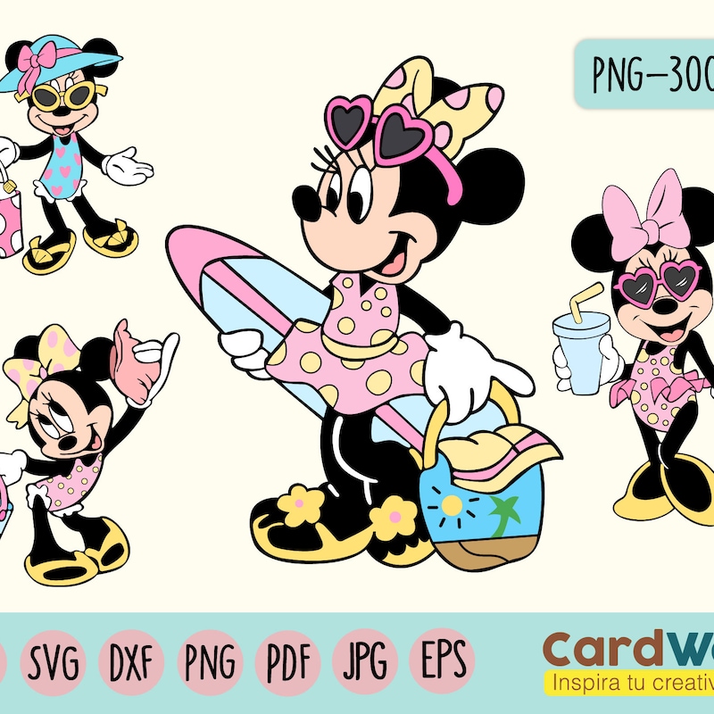 Minnie Pool Party Png - Etsy