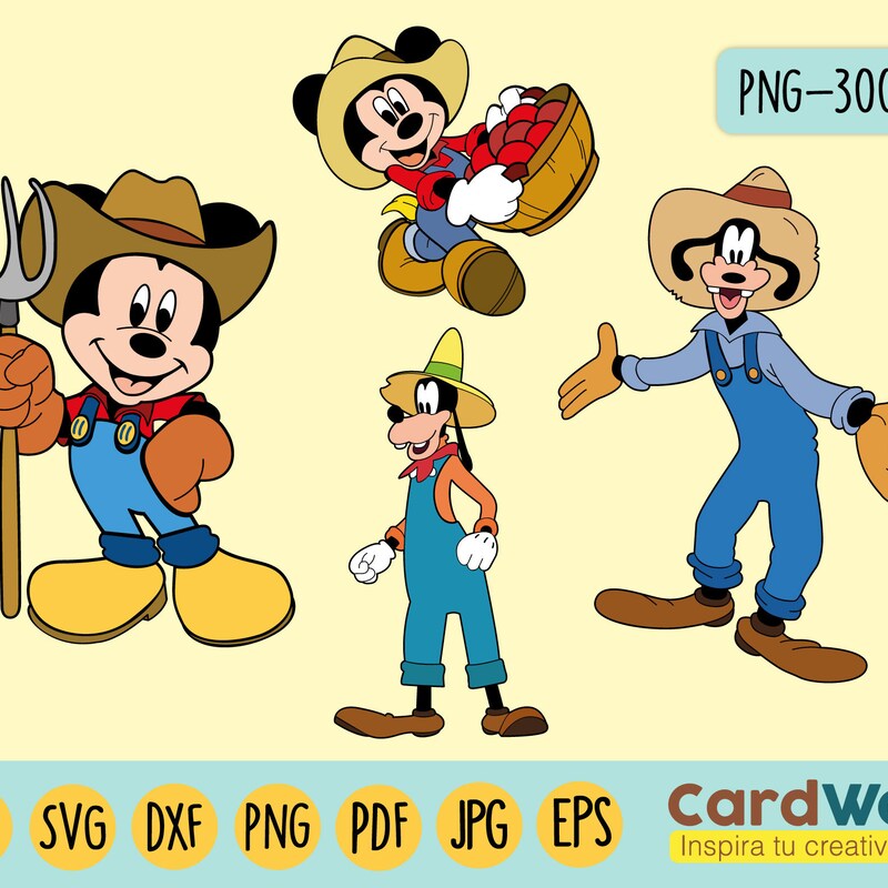 Mickey Mouse Goofy - Etsy