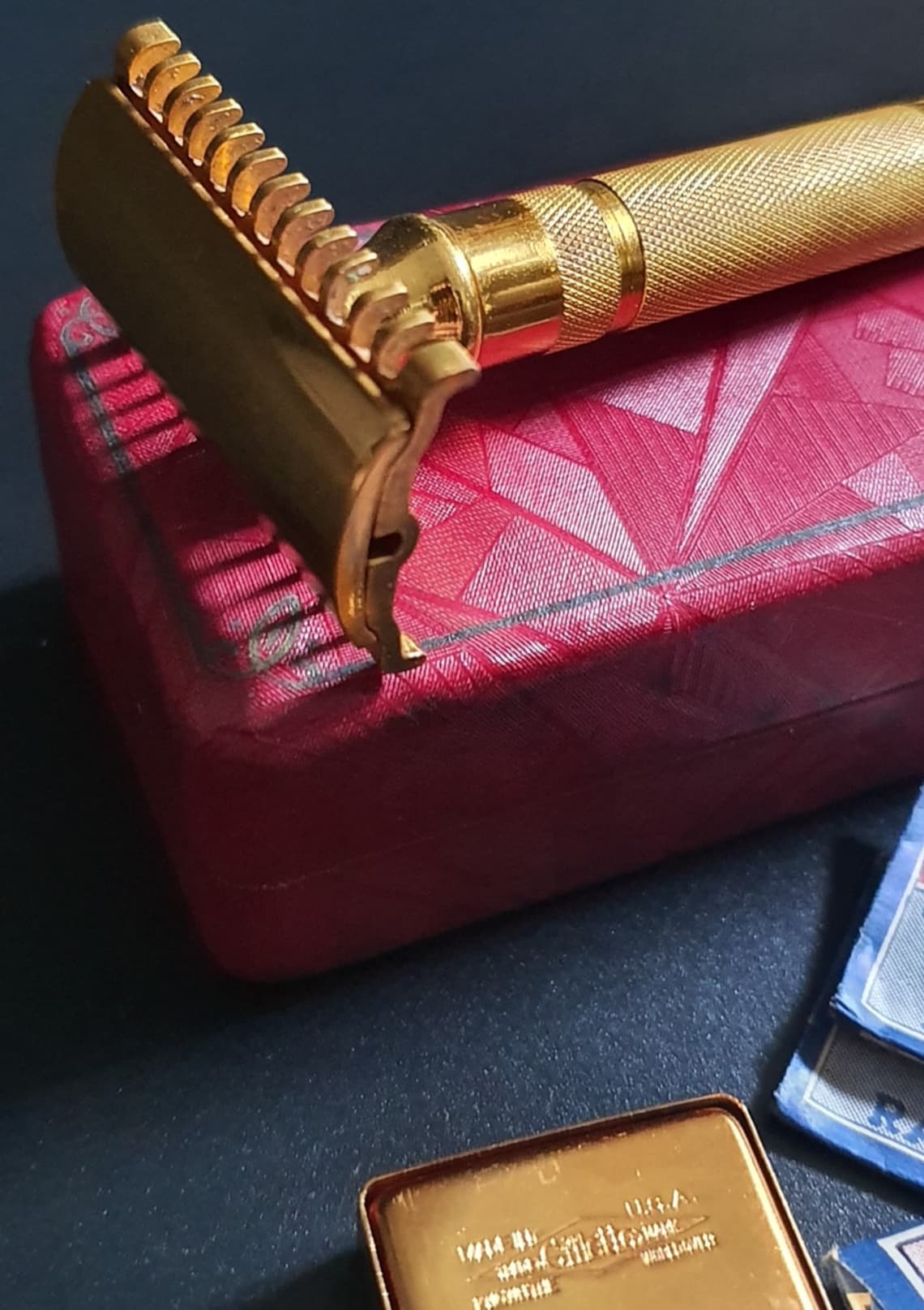 Gillette new' Bar Handle Long Comb Razor in Case | Etsy