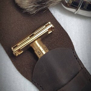 Luxury Leather Razor Cover, Available in Crazy Horse Leather and Dark ...