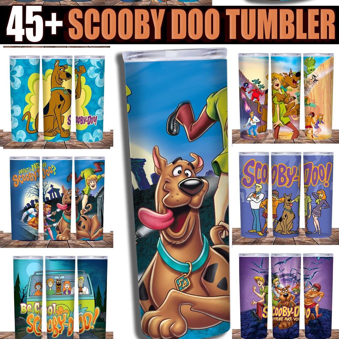 45 Scooby Doo Tumbler Bundle Cartoon Skinny Tumbler 20oz - Etsy