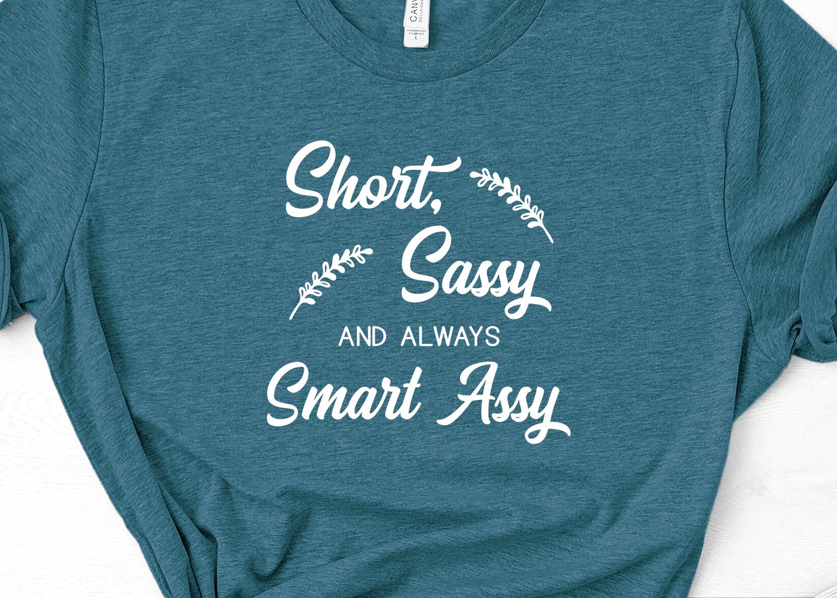 Short Sassy and Always Smart Assy SVG Design Uncensored Cut File - Etsy