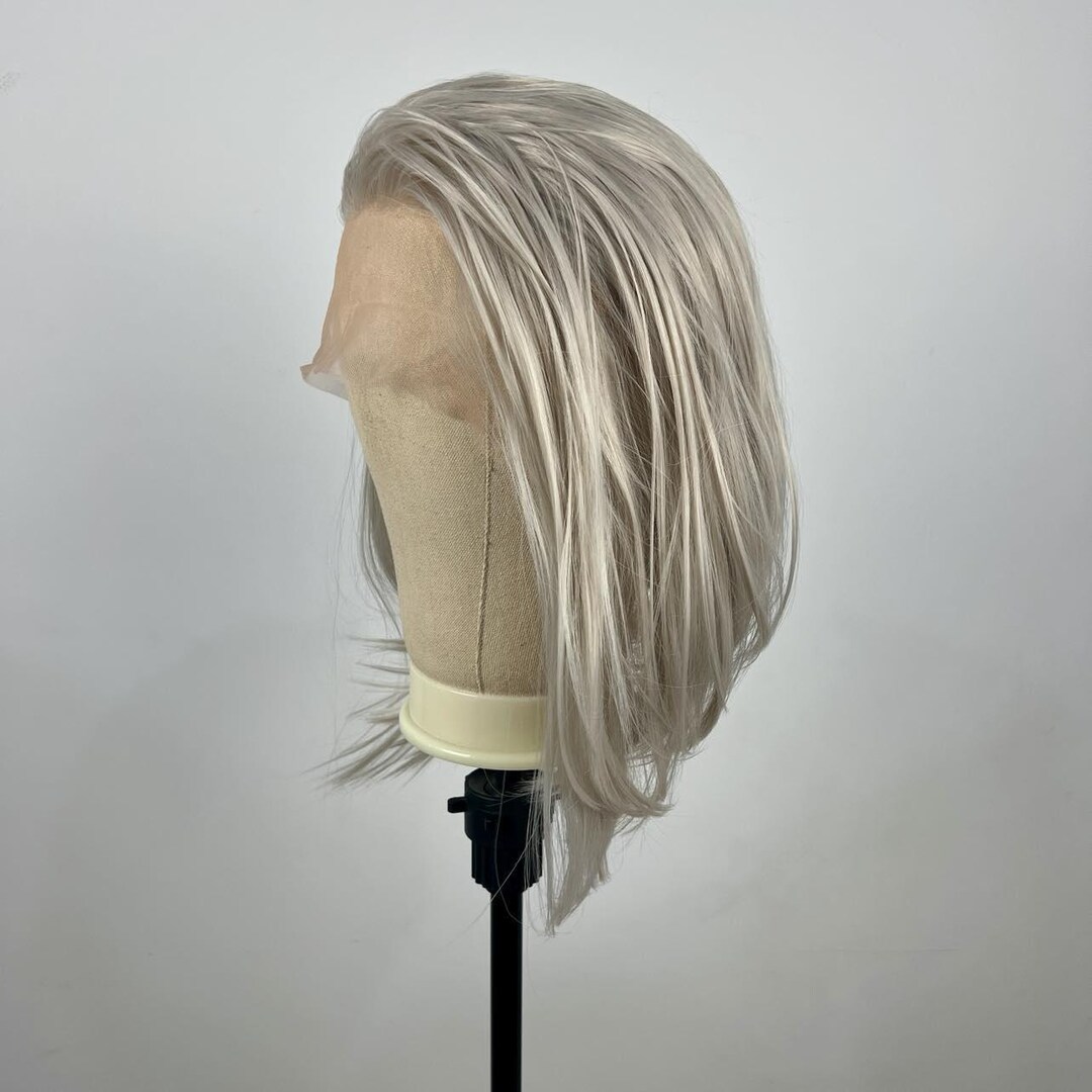 Ice Blonde Concave Lace Front Wig Synthetic Wigs Cosplay Wigs Drag ...