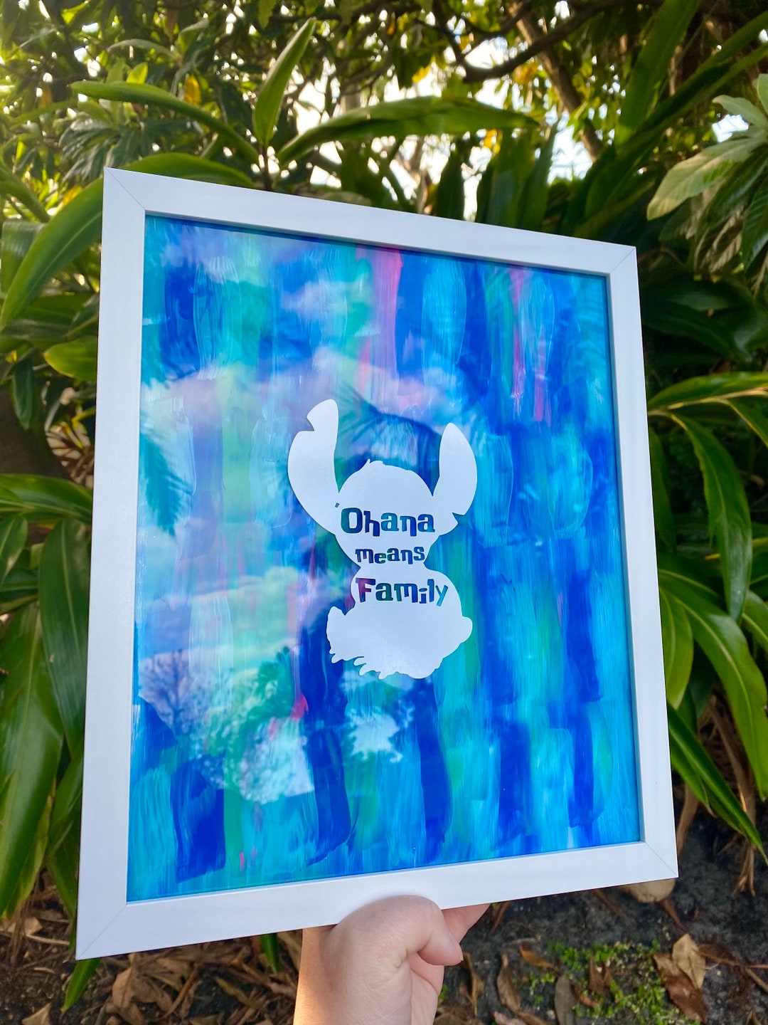 Ohana Means Family Frame - Etsy
