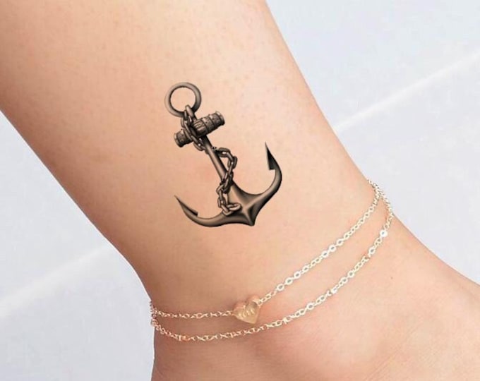 I Refuse to Sink Temporary Tattoo Anchor Temporary Tattoo Anchor ...
