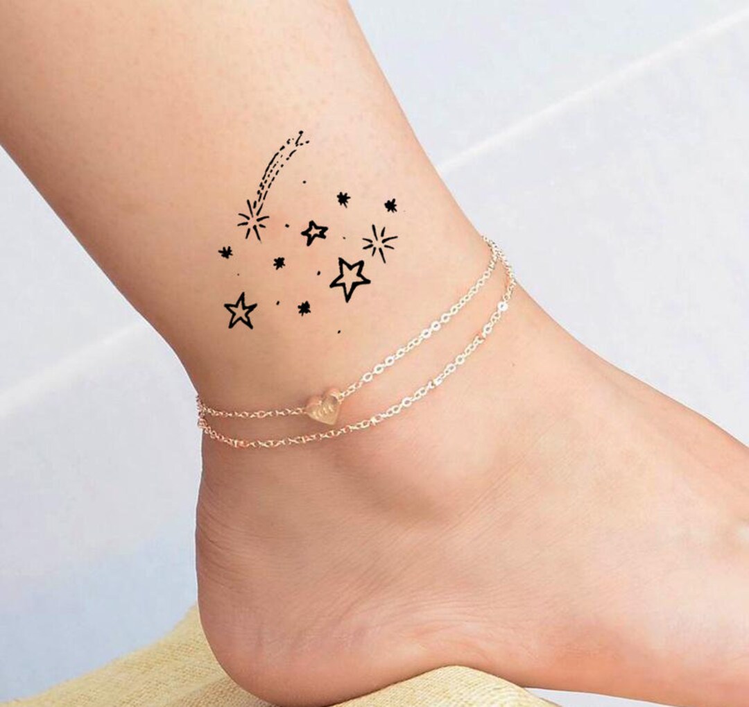 Mini Temporary Tattoo / Stars / Beautiful Tattoo - Etsy