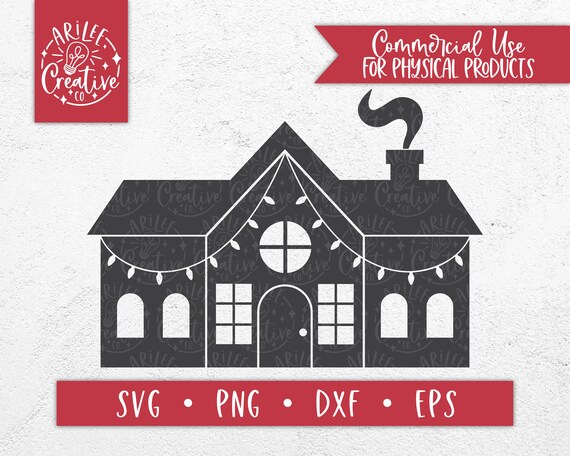 Cottage SVG House SVG Christmas House SVG Gingerbread | Etsy