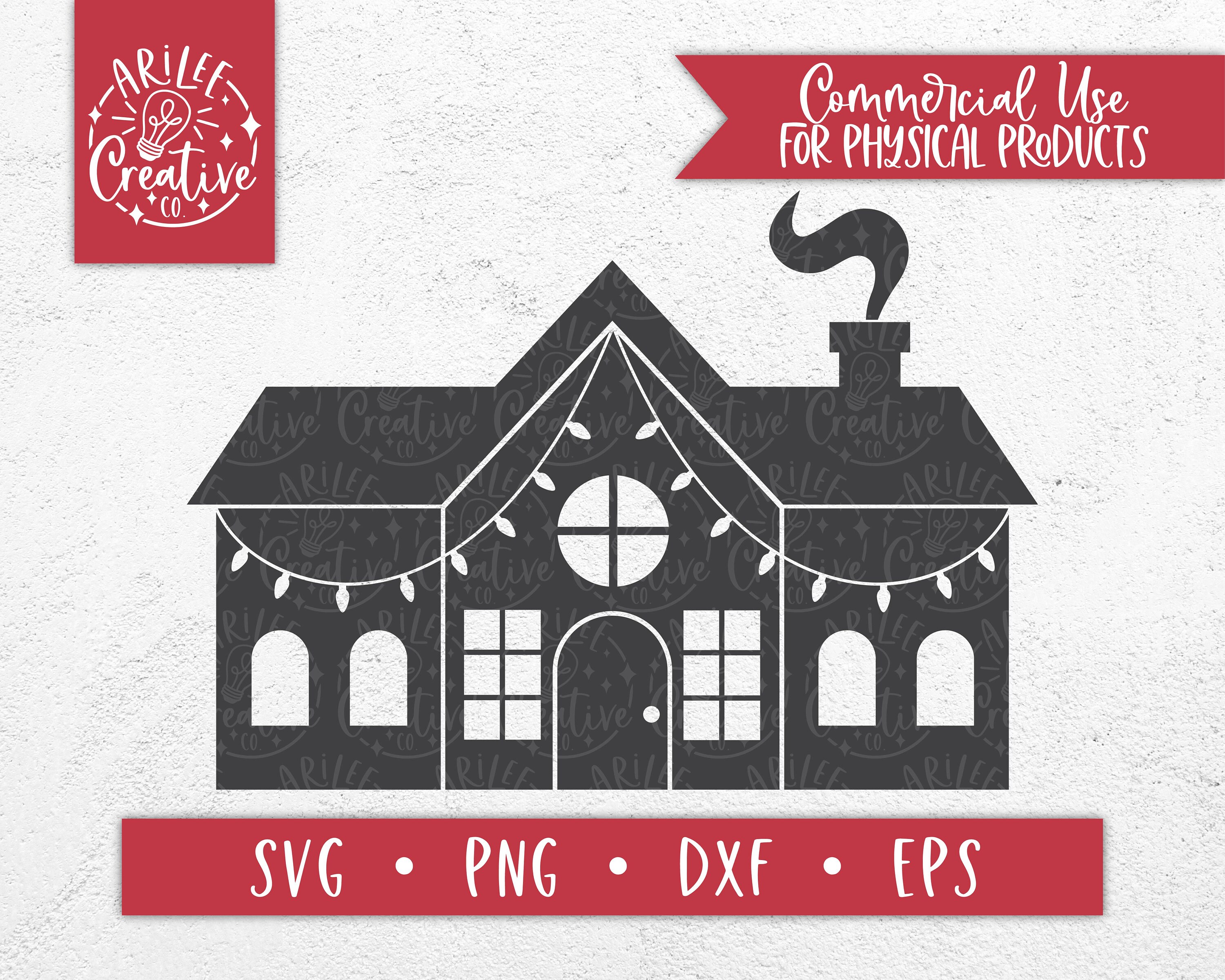 Cottage SVG House SVG Christmas House SVG Gingerbread | Etsy