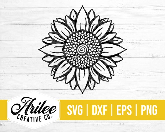 Sunflower SVG Sunflower Png Fall Svg Autumn Thanksgiving | Etsy