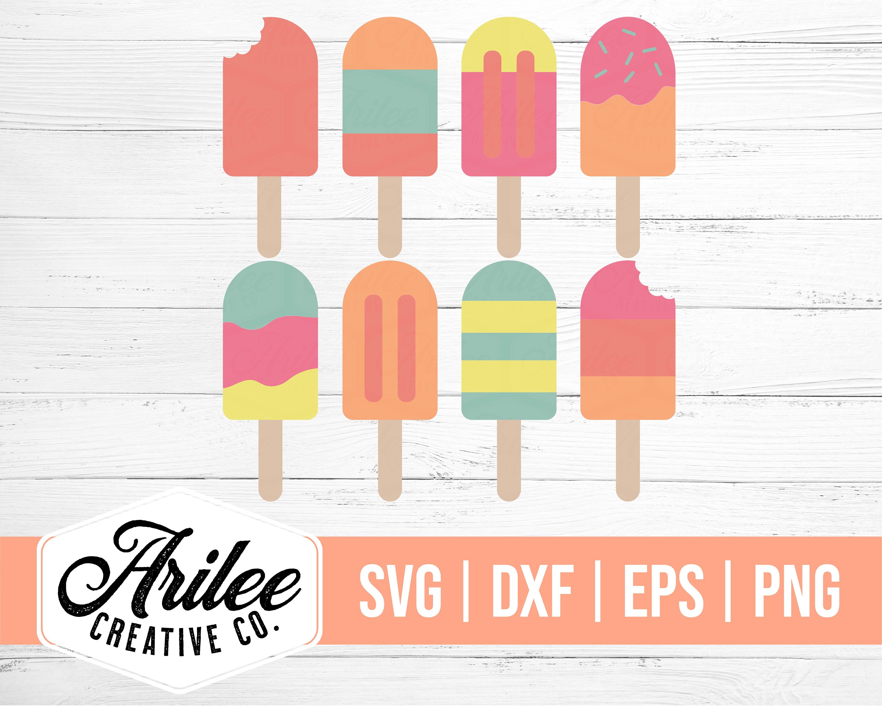 Popsicle SVG Bundle Popsicle SVG Summer SVG Popsicle Cut | Etsy