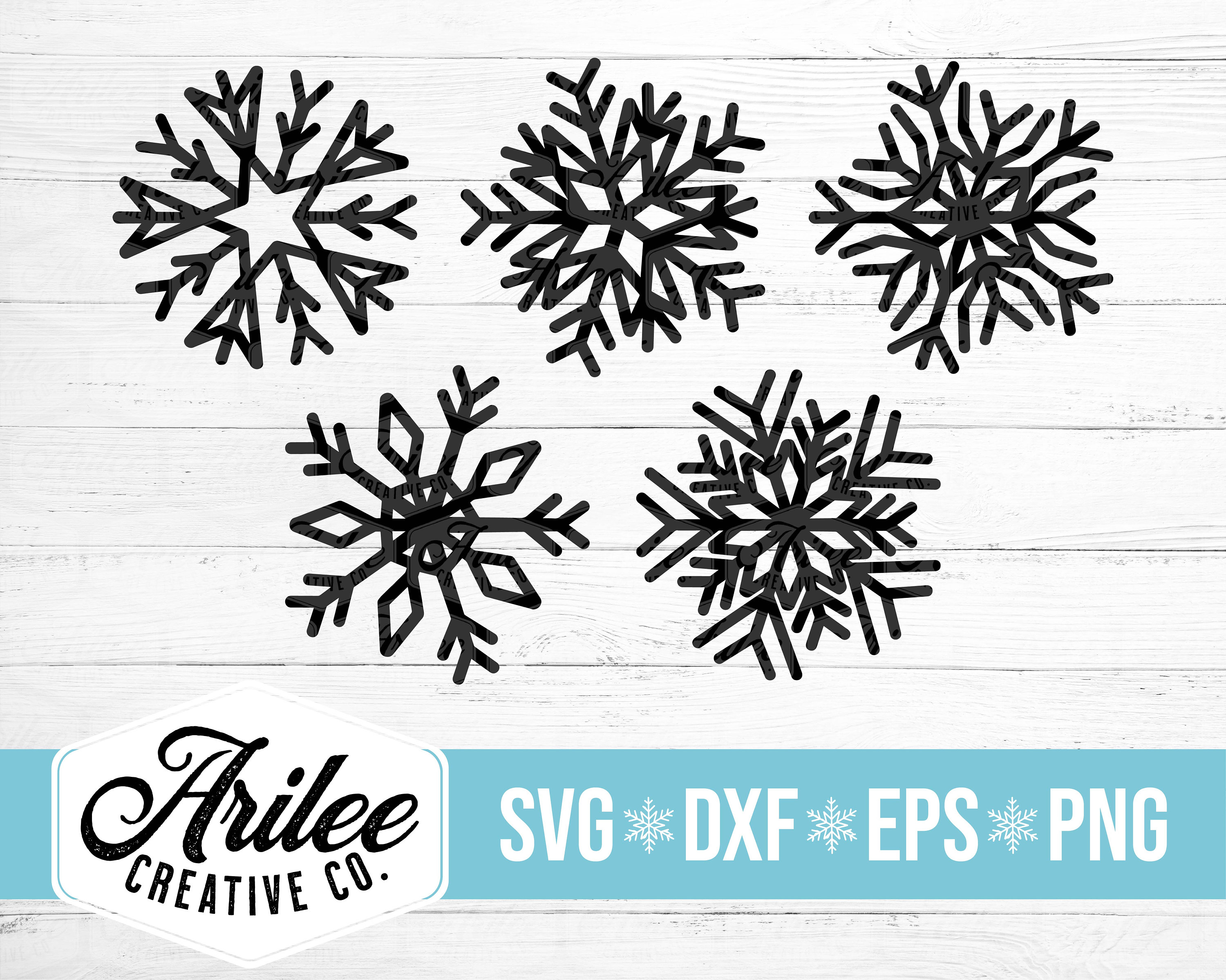 Snowflake SVG Bundle Snowflakes SVG Christmas SVG Bundle | Etsy