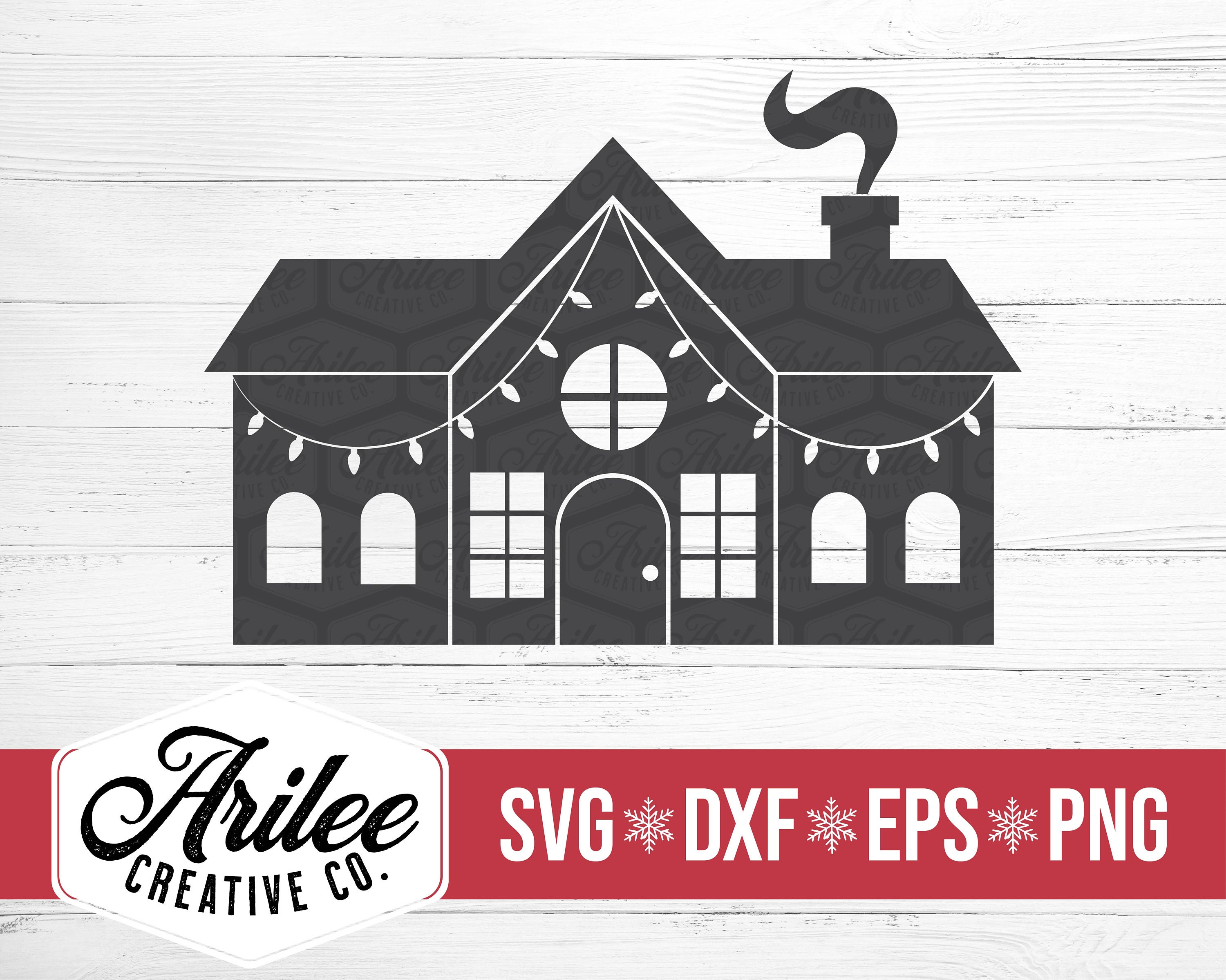 Cottage SVG House SVG Christmas House SVG Gingerbread | Etsy