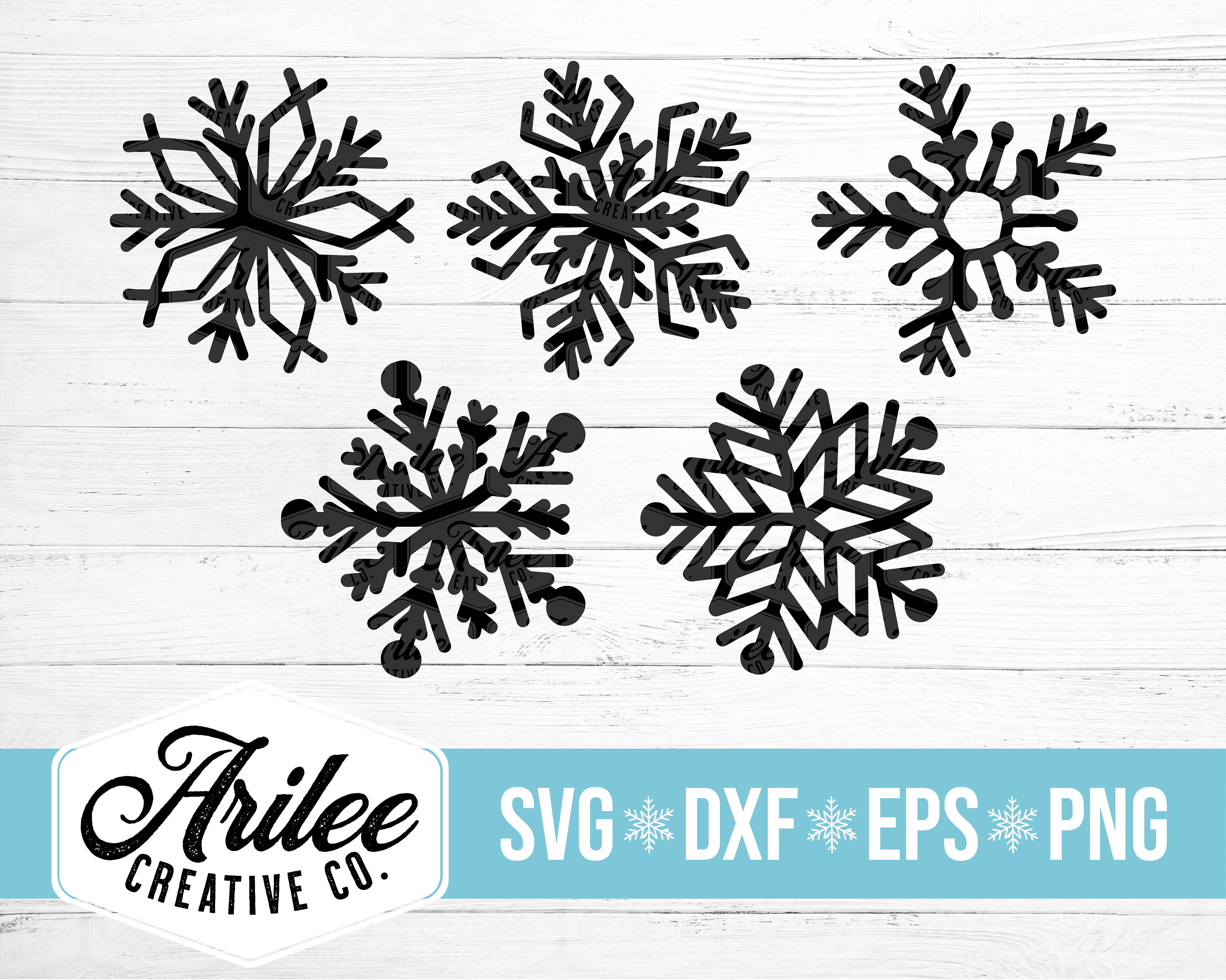 Snowflake SVG Bundle Snowflakes SVG Christmas SVG Bundle | Etsy