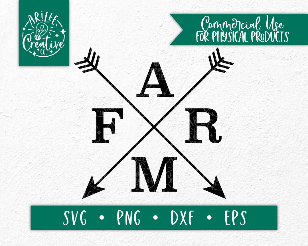 Farm Arrows Svg - Farmhouse SVG - Farm SVG - Arrows SVG - Dxf - Eps ...