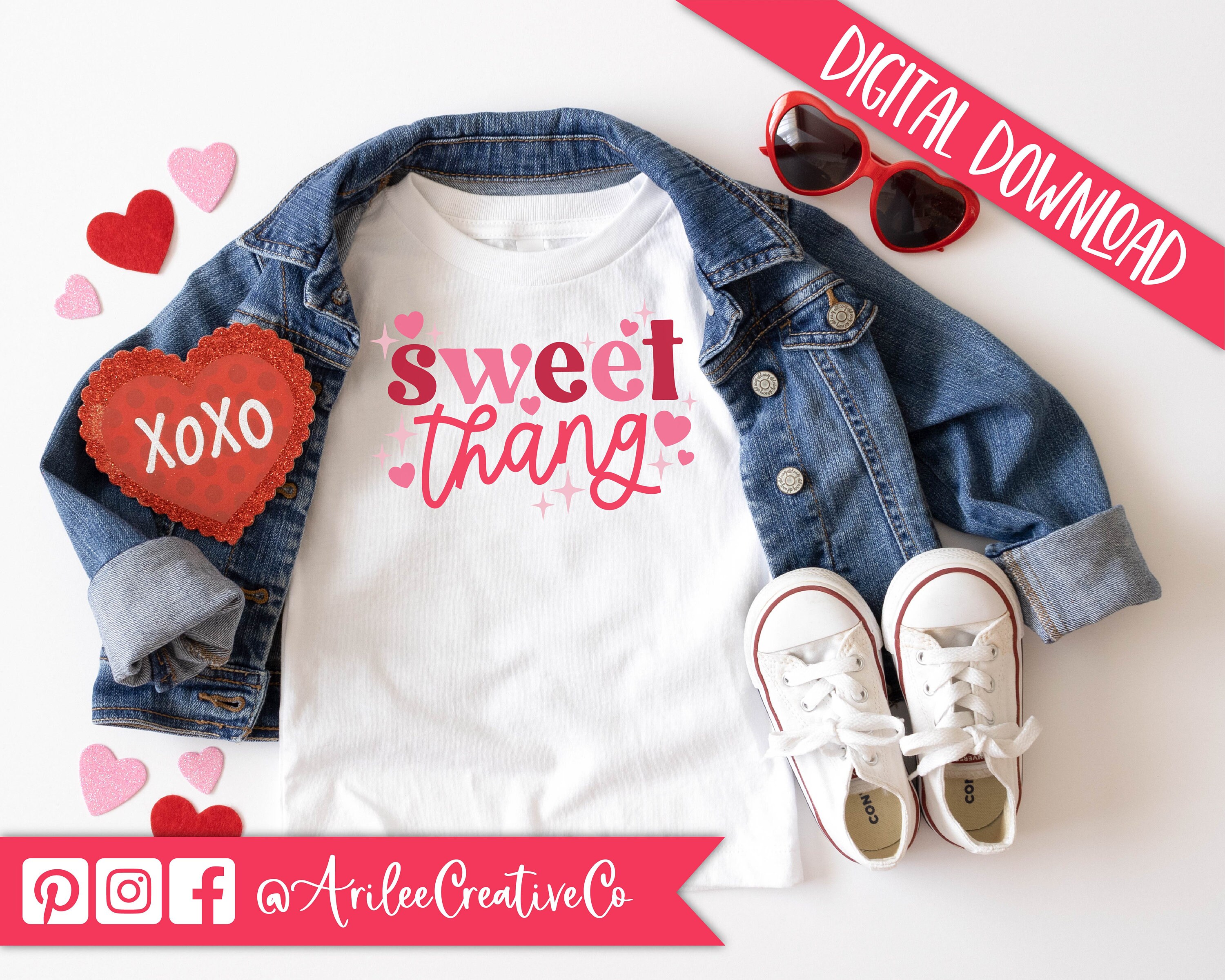 Sweet Thang Svg Boho SVG Baby Valentines SVG Kids | Etsy