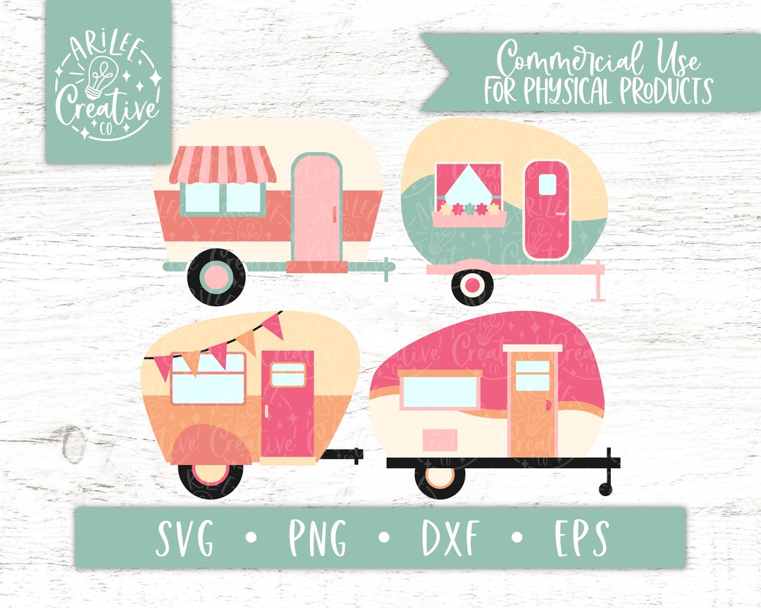 Camper SVG Set - Camper SVG Bundle - Camper SVG - Cute Camper Svg ...