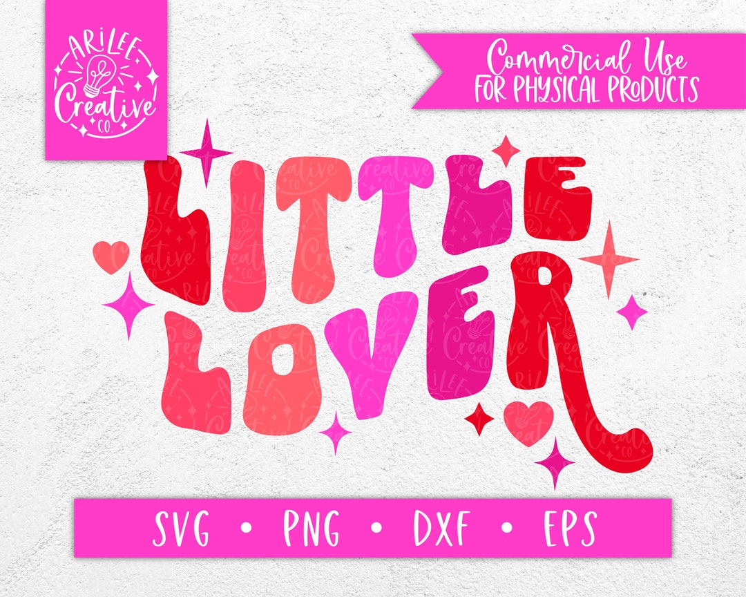 Little Lover SVG, Little Love SVG, Retro Valentines SVG, Valentines Day ...
