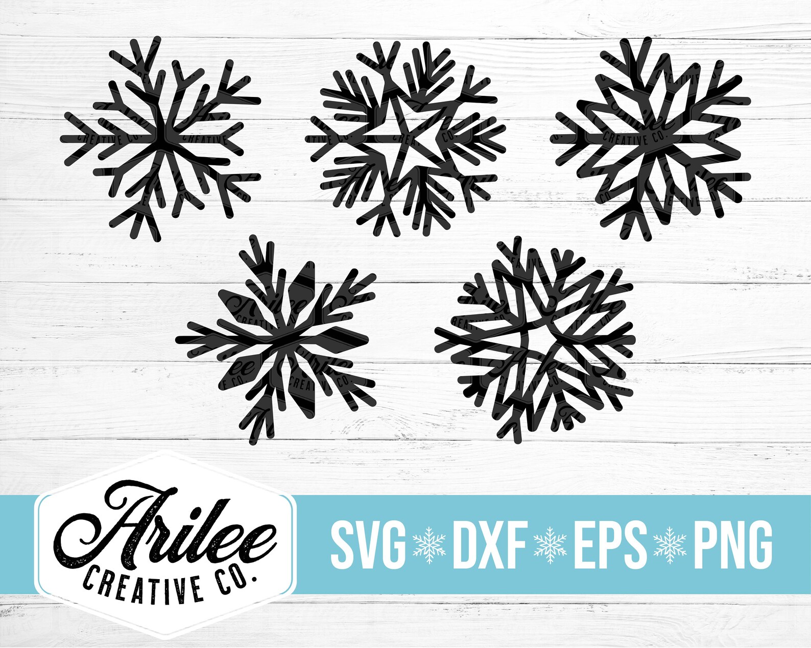 Snowflake SVG Bundle Snowflakes SVG Christmas SVG Bundle | Etsy