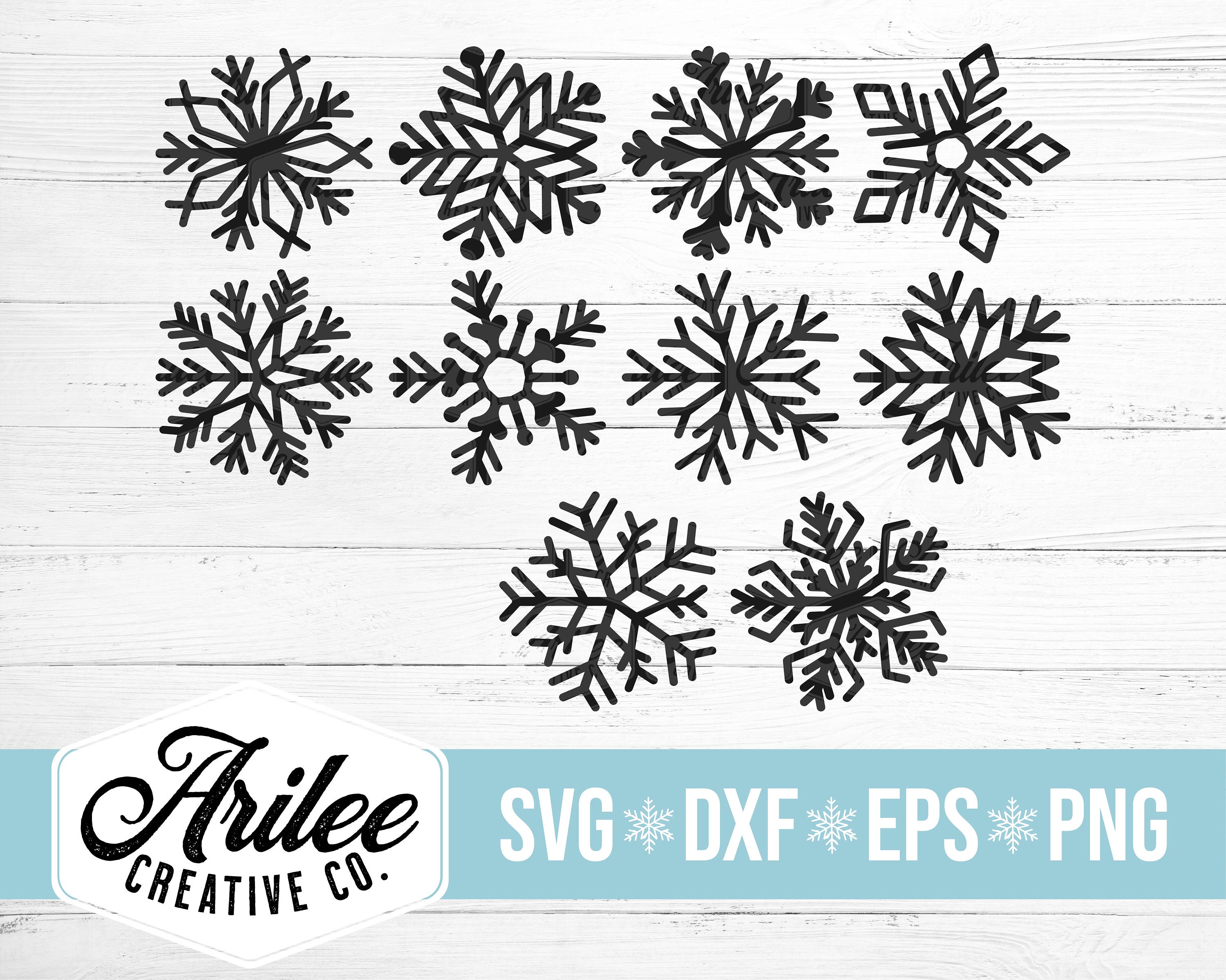 Snowflake SVG Bundle - Snowflakes SVG - Christmas SVG Bundle - Winter ...