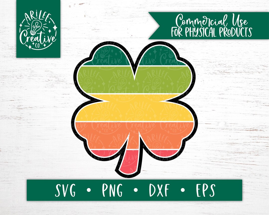 Shamrock SVG - Lucky Clover SVG - Clover Svg - 4 Leaf Clover SVG - St ...