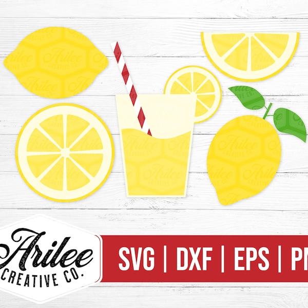 Lemon Svg - Etsy