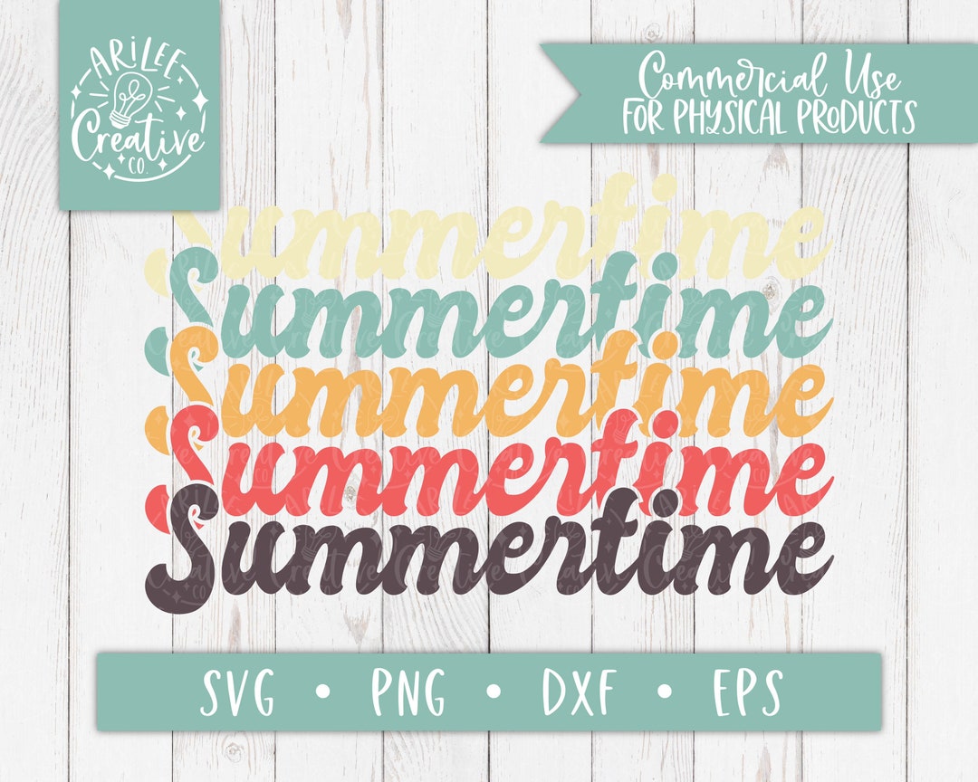 Vintage Summertime SVG - Summertime PNG - Summer Cut Files for ...