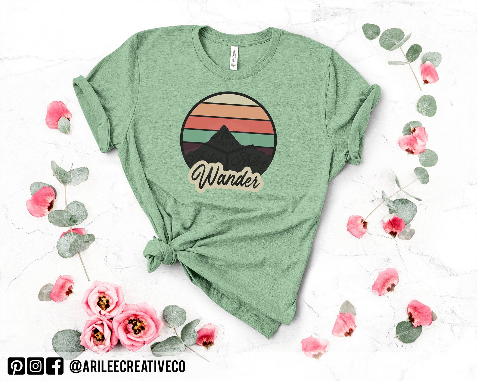 Mountain SVG Wander SVG Outdoor Circle SVG Mountain Svg - Etsy