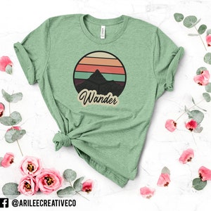 Mountain SVG - Wander SVG - Outdoor Circle SVG - Mountain Svg Files for ...