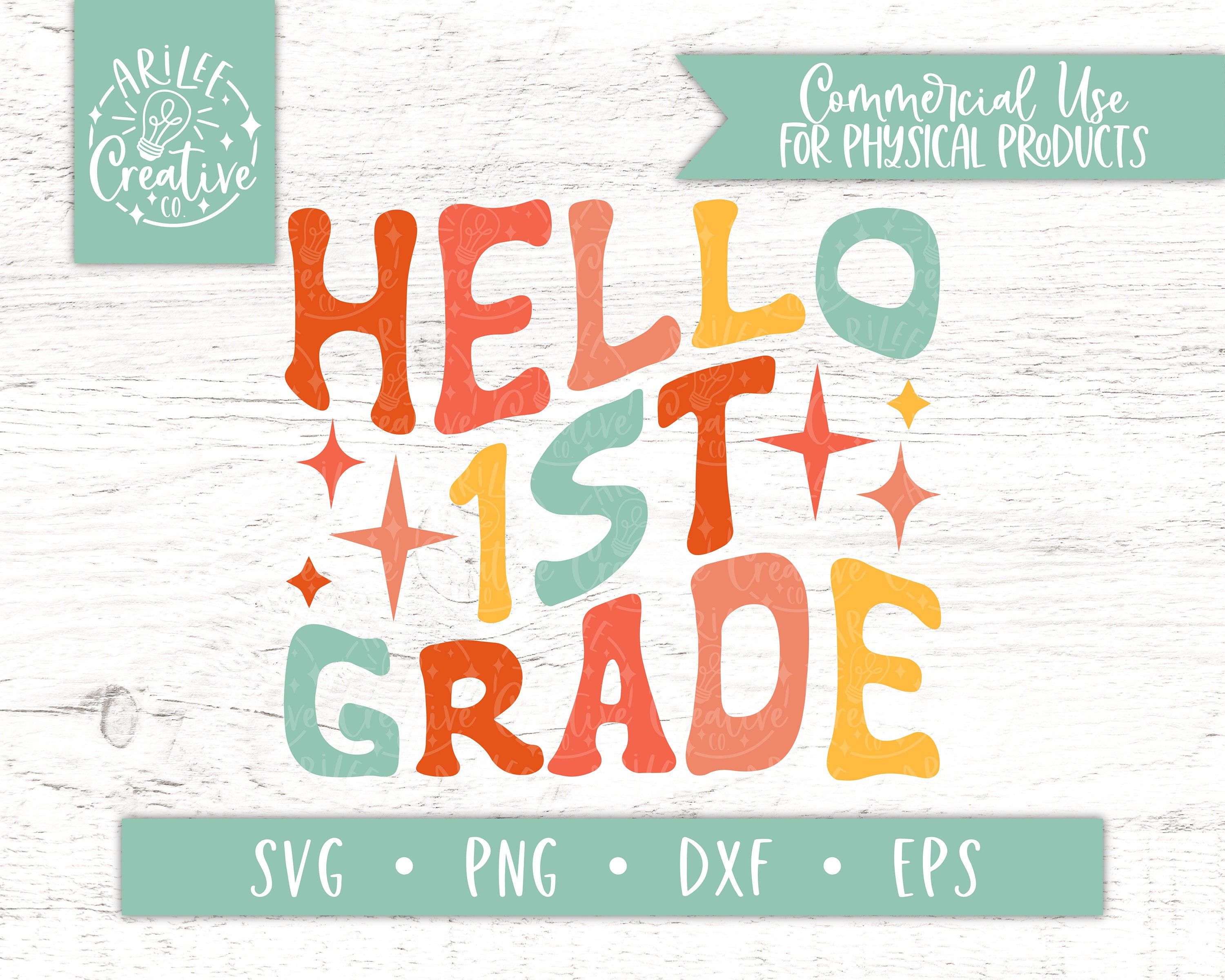 1st Grade SVG First Grade SVG First Day of School SVG Hello - Etsy
