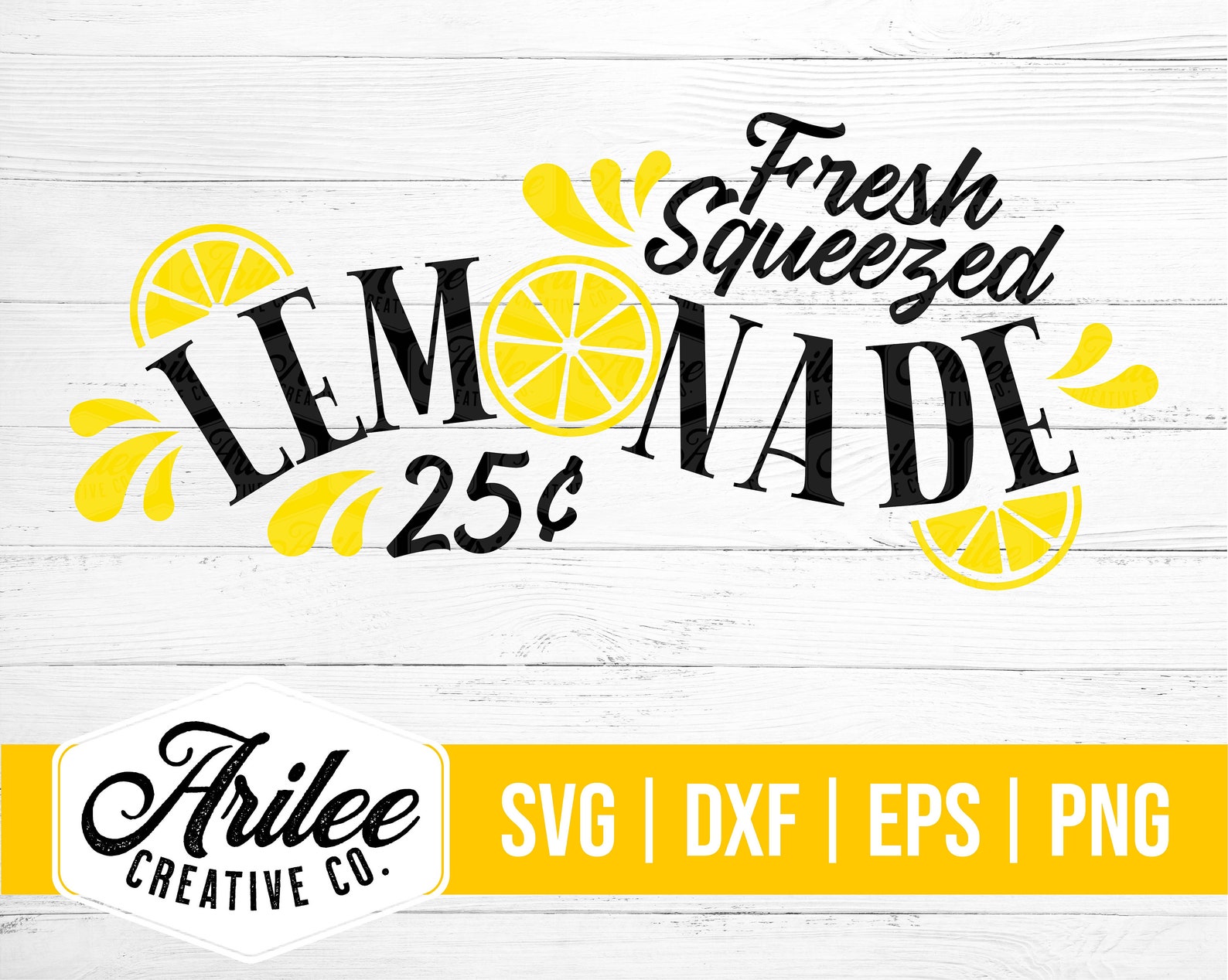 Fresh Squeezed Lemonade SVG Fresh Lemonade SVG Lemonade | Etsy