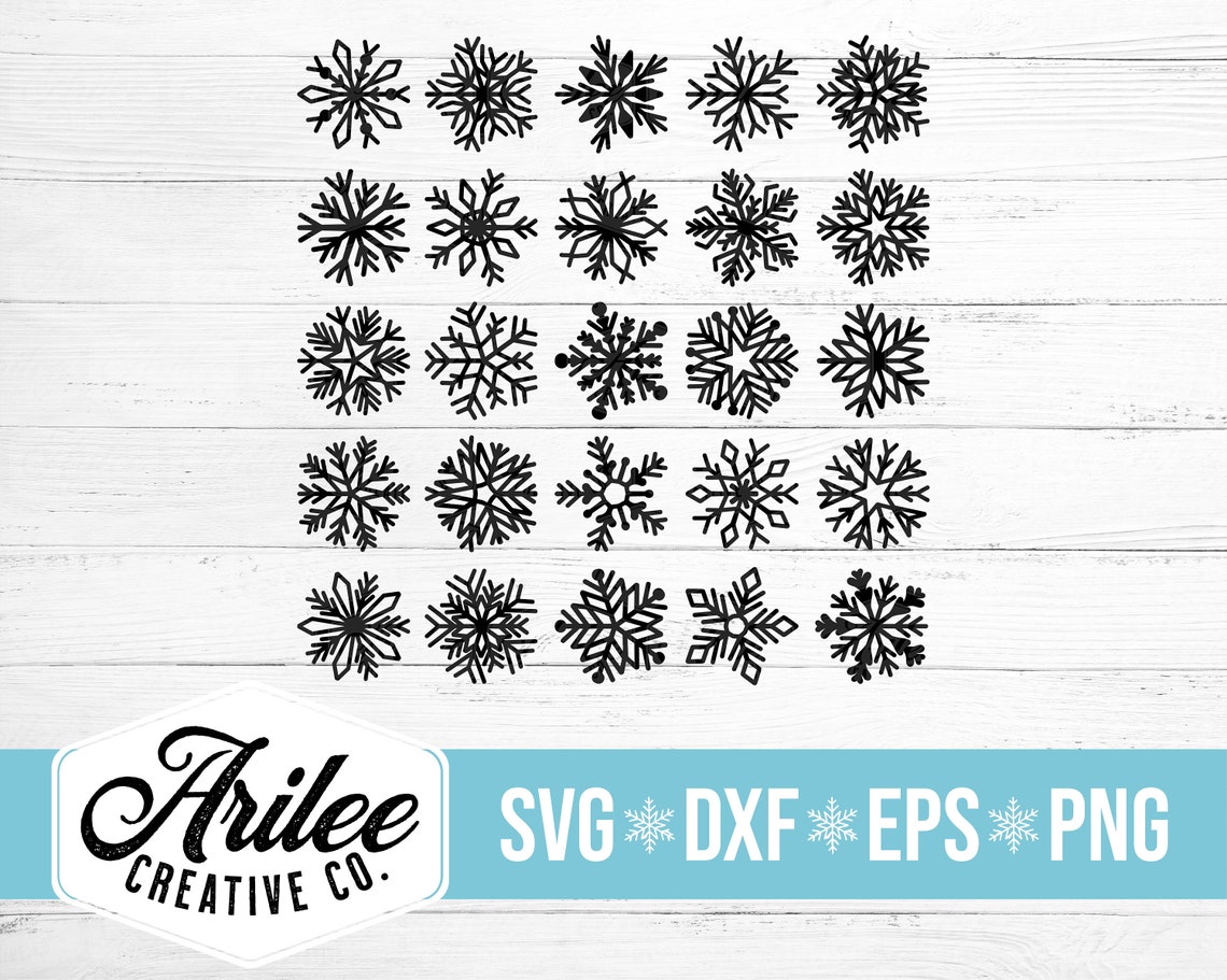 Snowflake SVG Bundle Snowflakes SVG Christmas SVG Bundle | Etsy