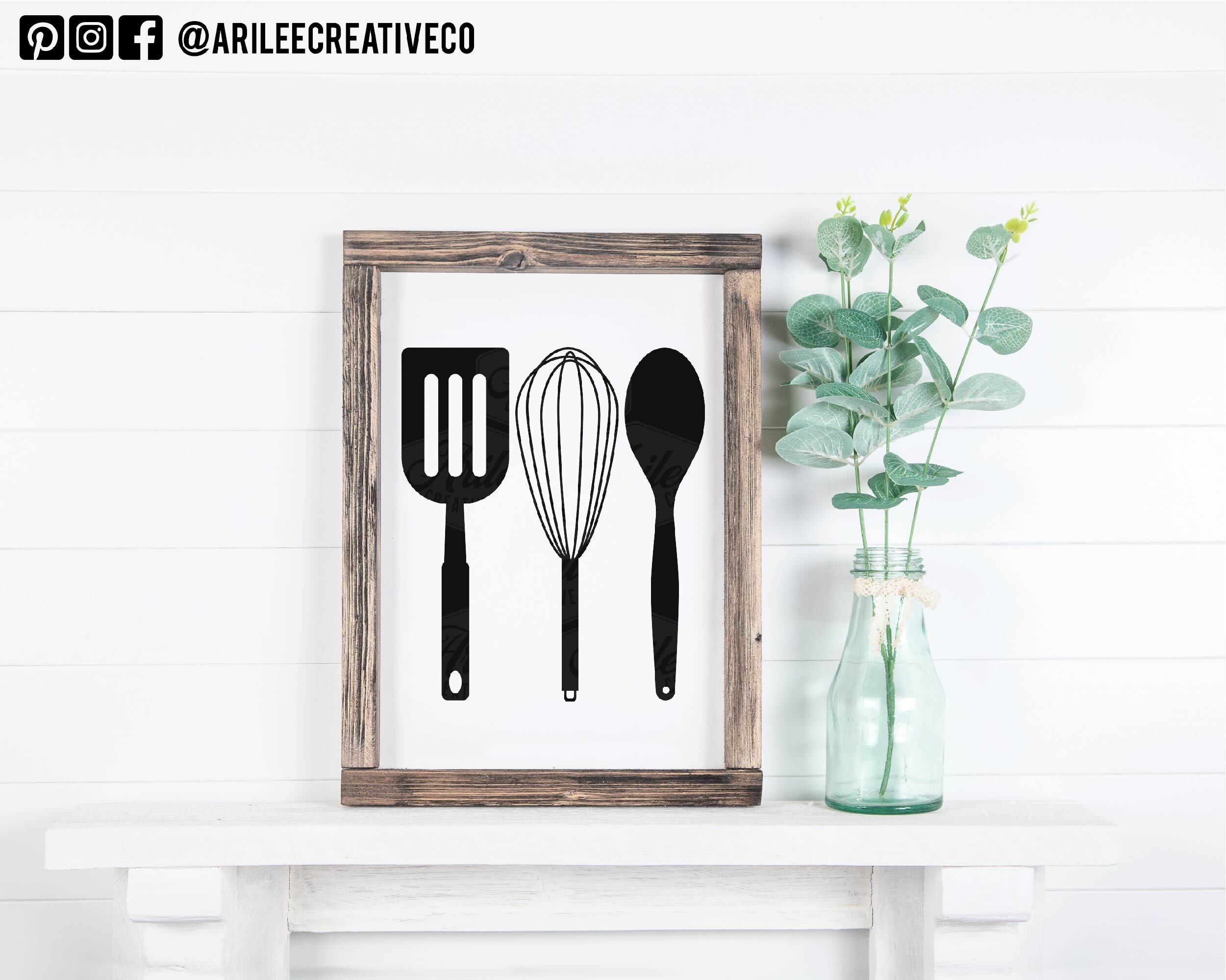 Kitchen Utensils SVG Bundle - Kitchen Items SVG - Cooking Utensils SVG ...