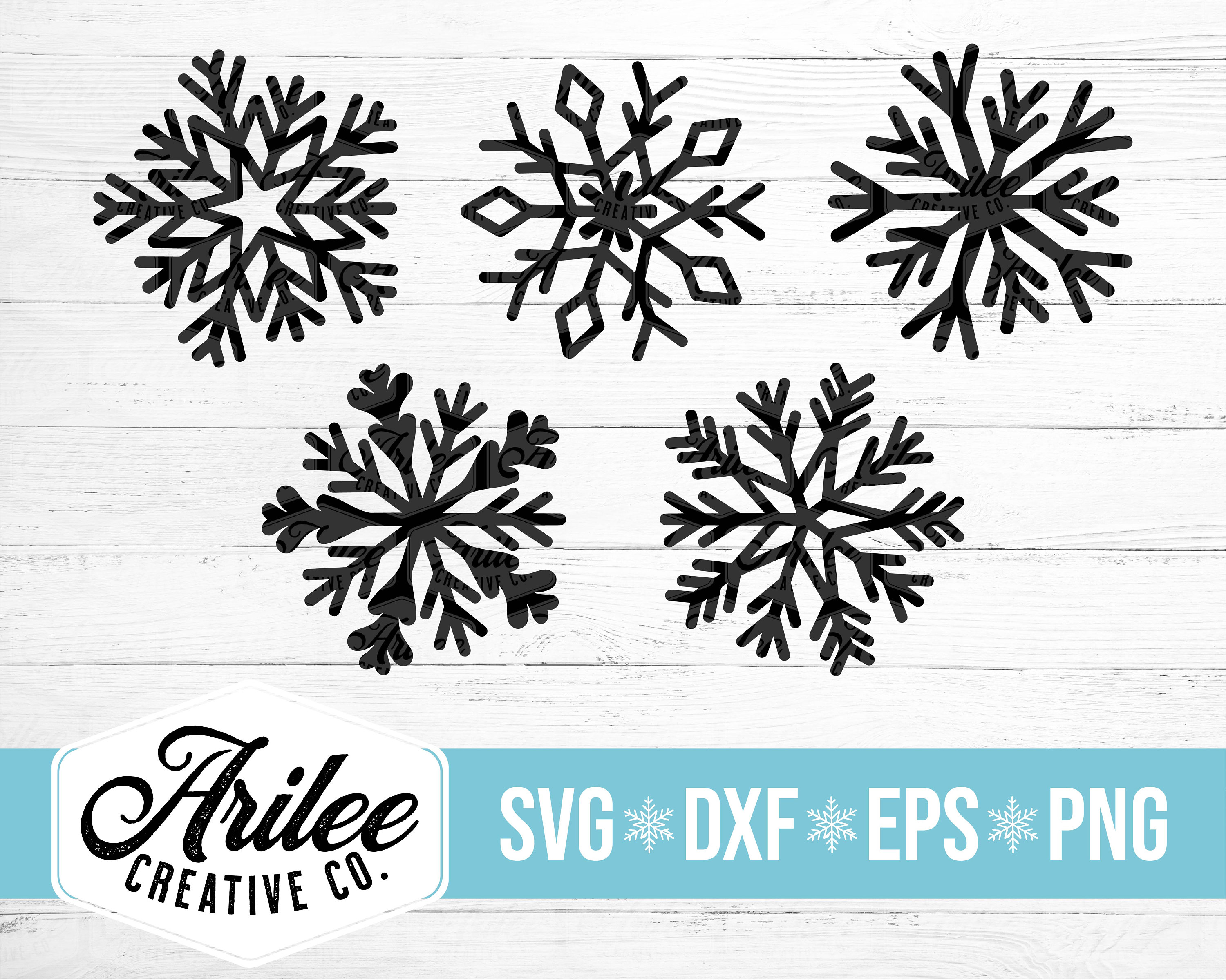 Snowflake SVG Bundle Snowflakes SVG Christmas SVG Bundle | Etsy
