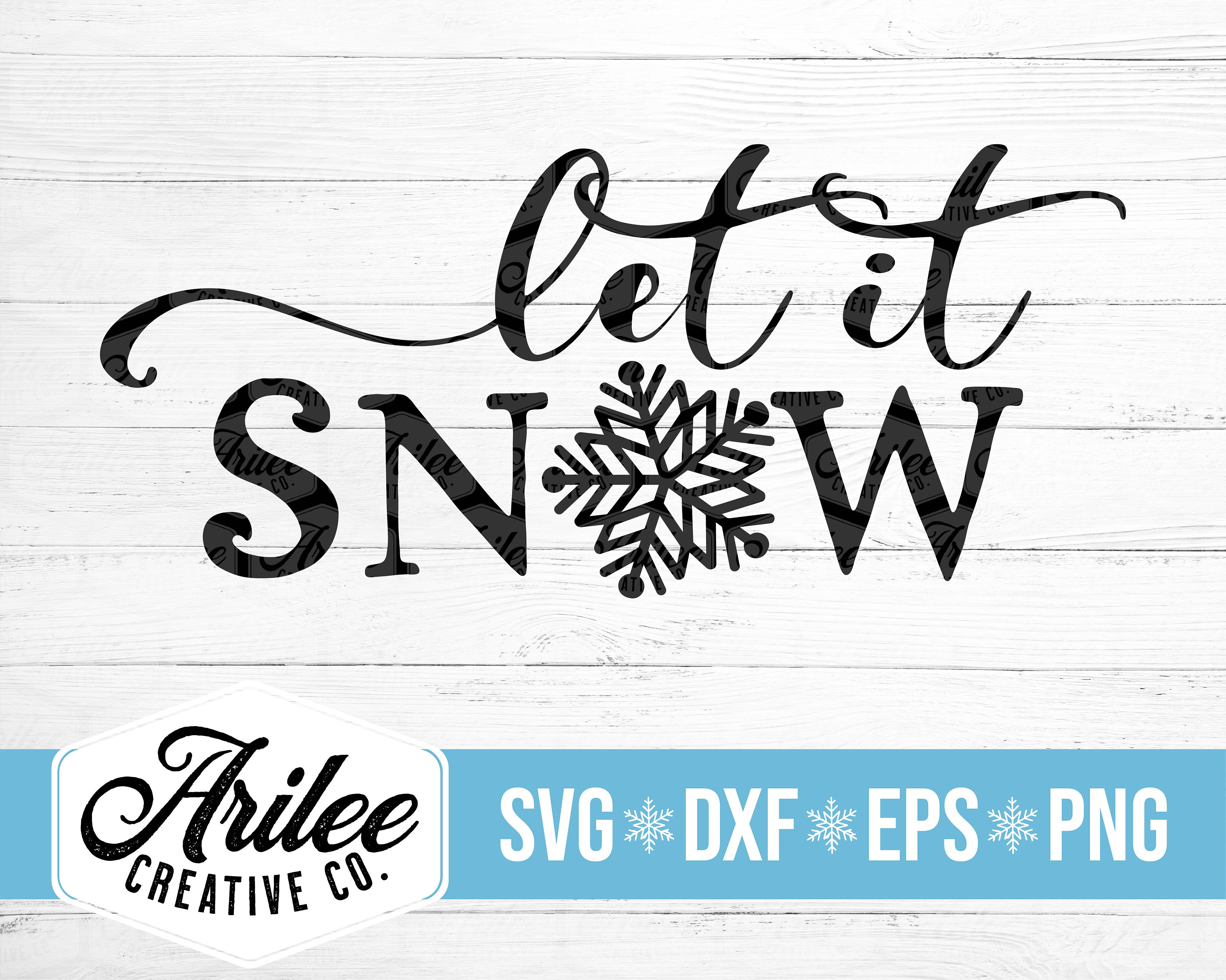 Let It Snow SVG Christmas SVG Winter SVG Snow Svg | Etsy
