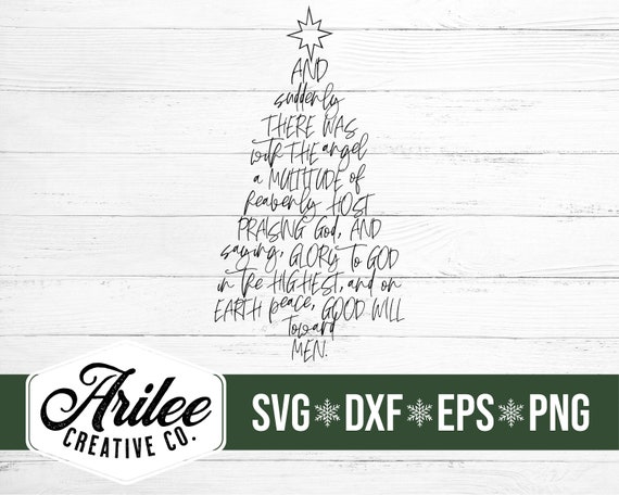 Luke 2 SVG Christmas Scripture SVG Religious Christmas SVG | Etsy
