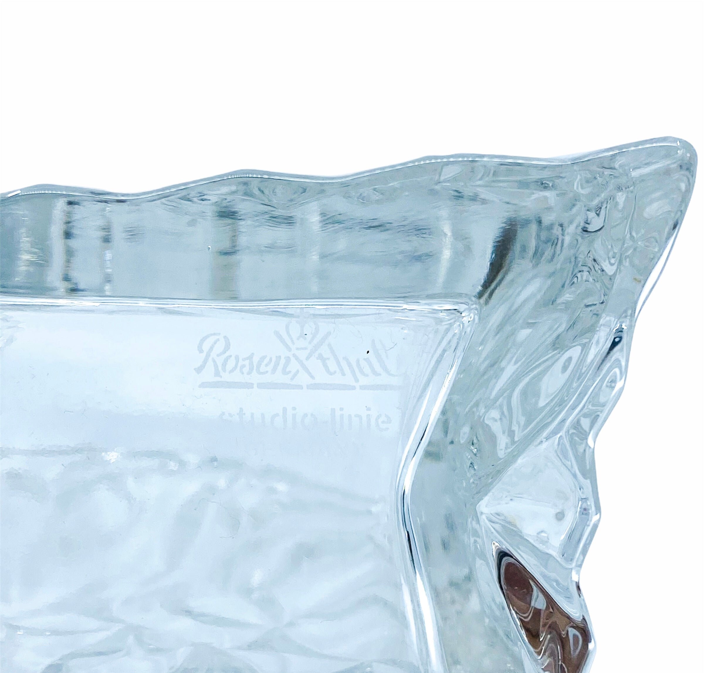 1960s Rosenthal Studio Line Crystal Glass Bag Designed by Tapio ...