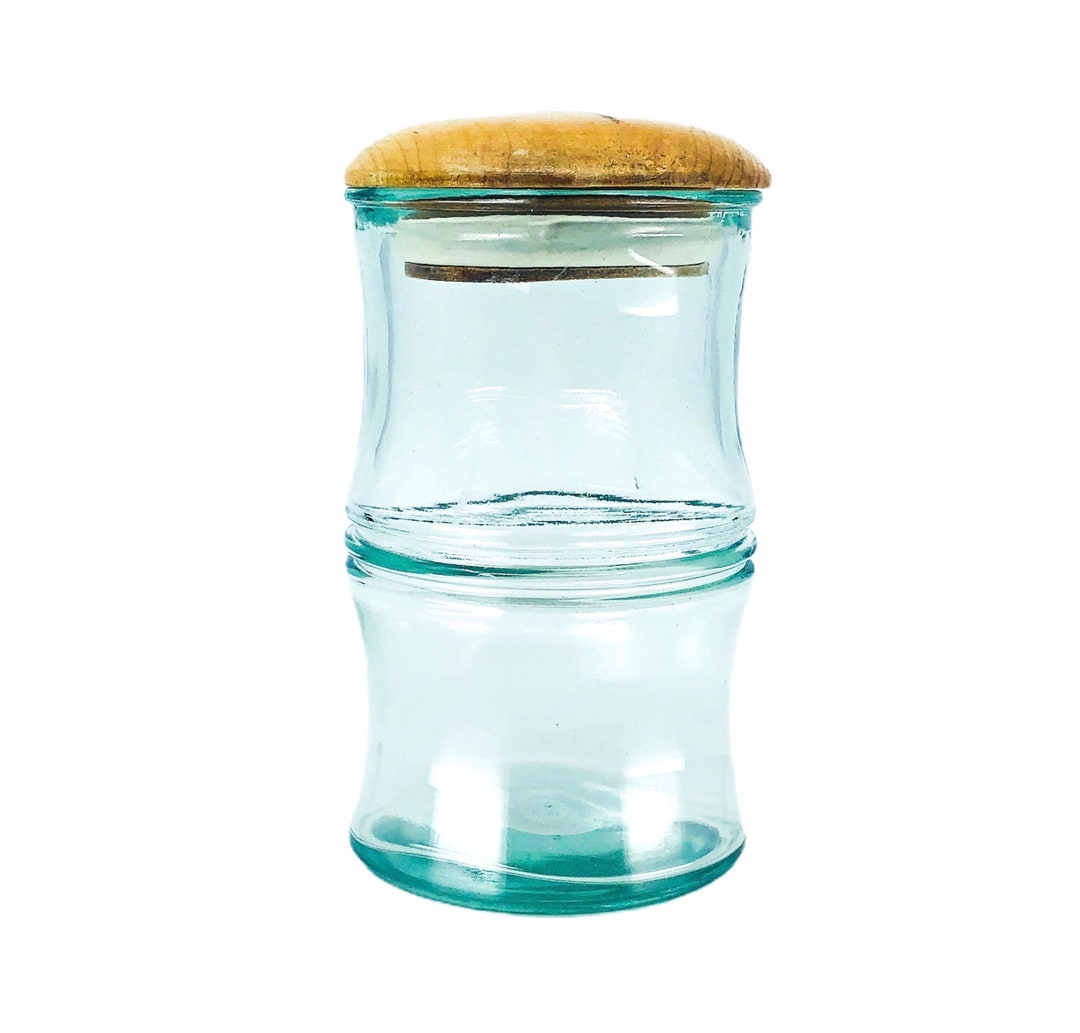 Glass Bamboo Shaped Canister - Etsy