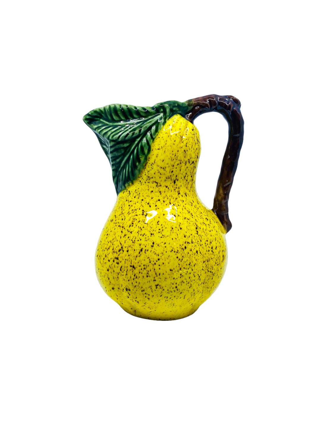 Vintage Oltaire Pear Shaped Ceramic Pitcher, Portugal - Etsy