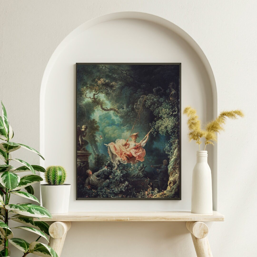 The Swing by Jean-honoré Fragonard, Rococo Era, Fragonard the Swing ...