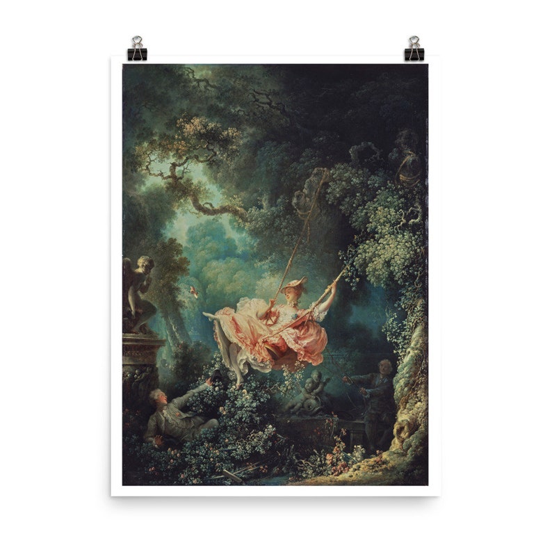 The Swing by Jean-honoré Fragonard, Rococo Era, Fragonard the Swing ...