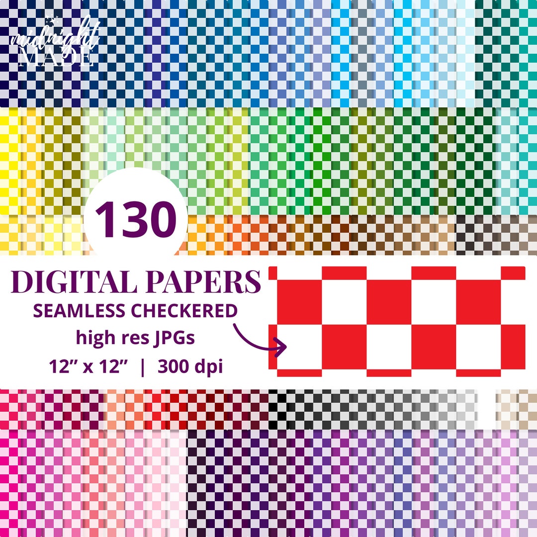 Square Check White Checkered Repeating Seamless Pattern Background ...