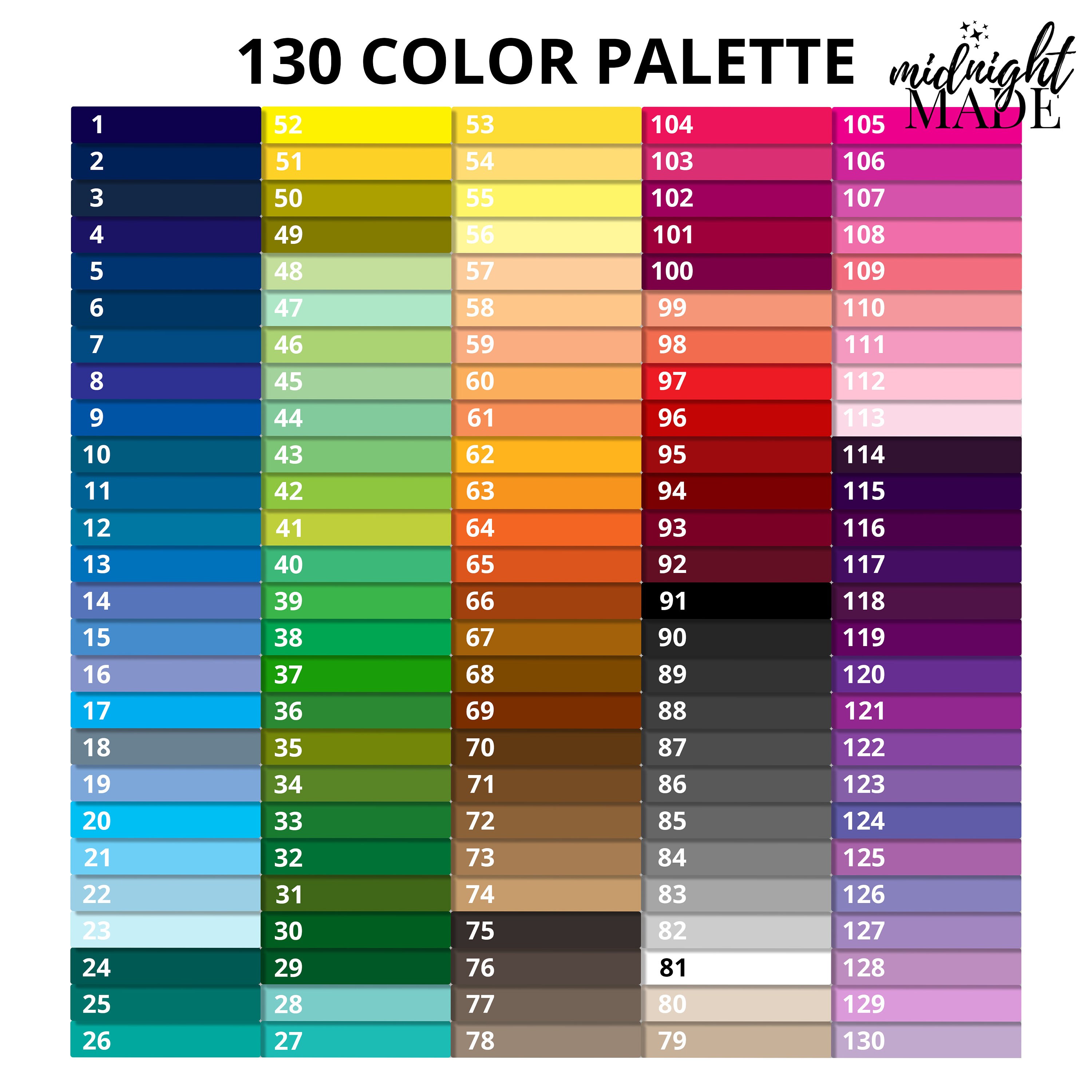 Solid Color Seamless Background Digital Paper Pack Craft Bundle ...