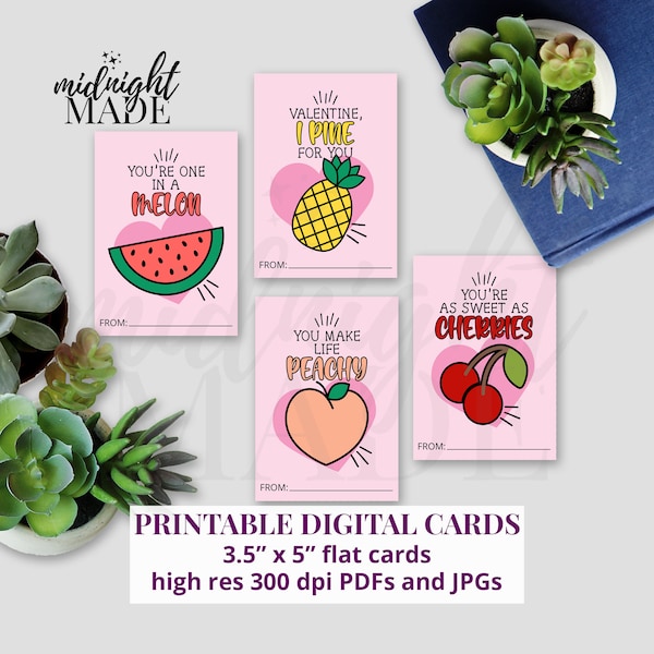 Fruit Card - Etsy