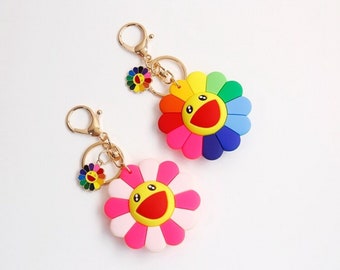 Flower keychain | Etsy