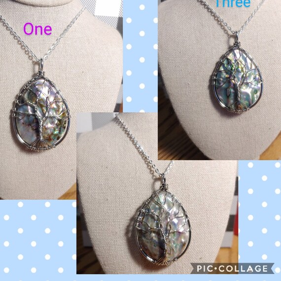 Real Abalone Shell Necklace - Etsy